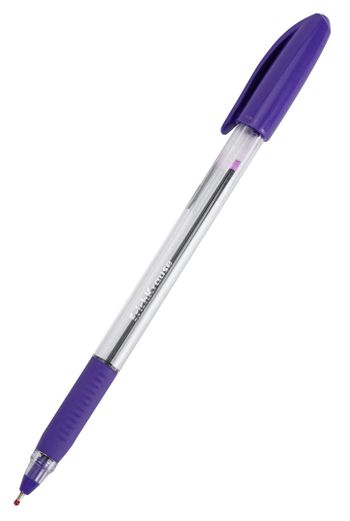 Ручка шариковая фиолетовая 0,6мм U-19 Ultra Glide Technology резин.держ ...