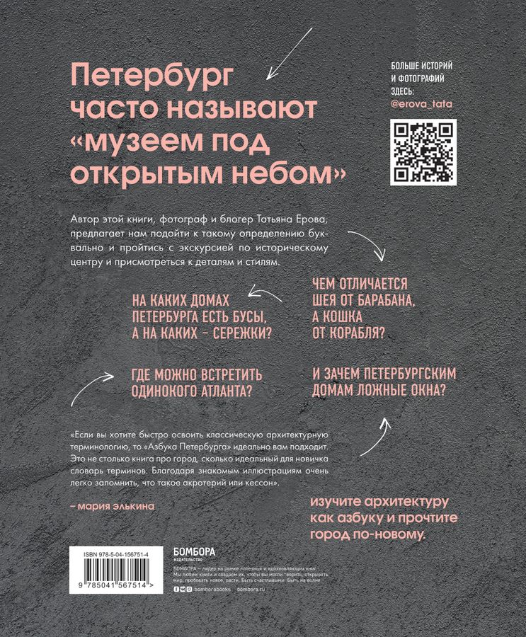 Архитектурная азбука Петербурга. От акротерия до яблока Ерова Т ...