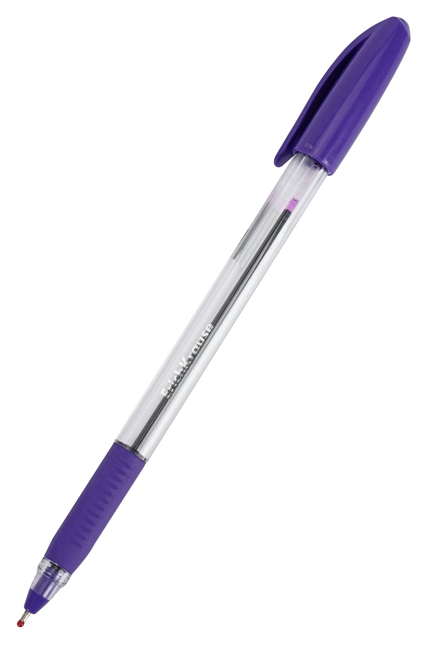 Ручка шариковая фиолетовая 0,6мм U-19 Ultra Glide Technology резин.держ ...